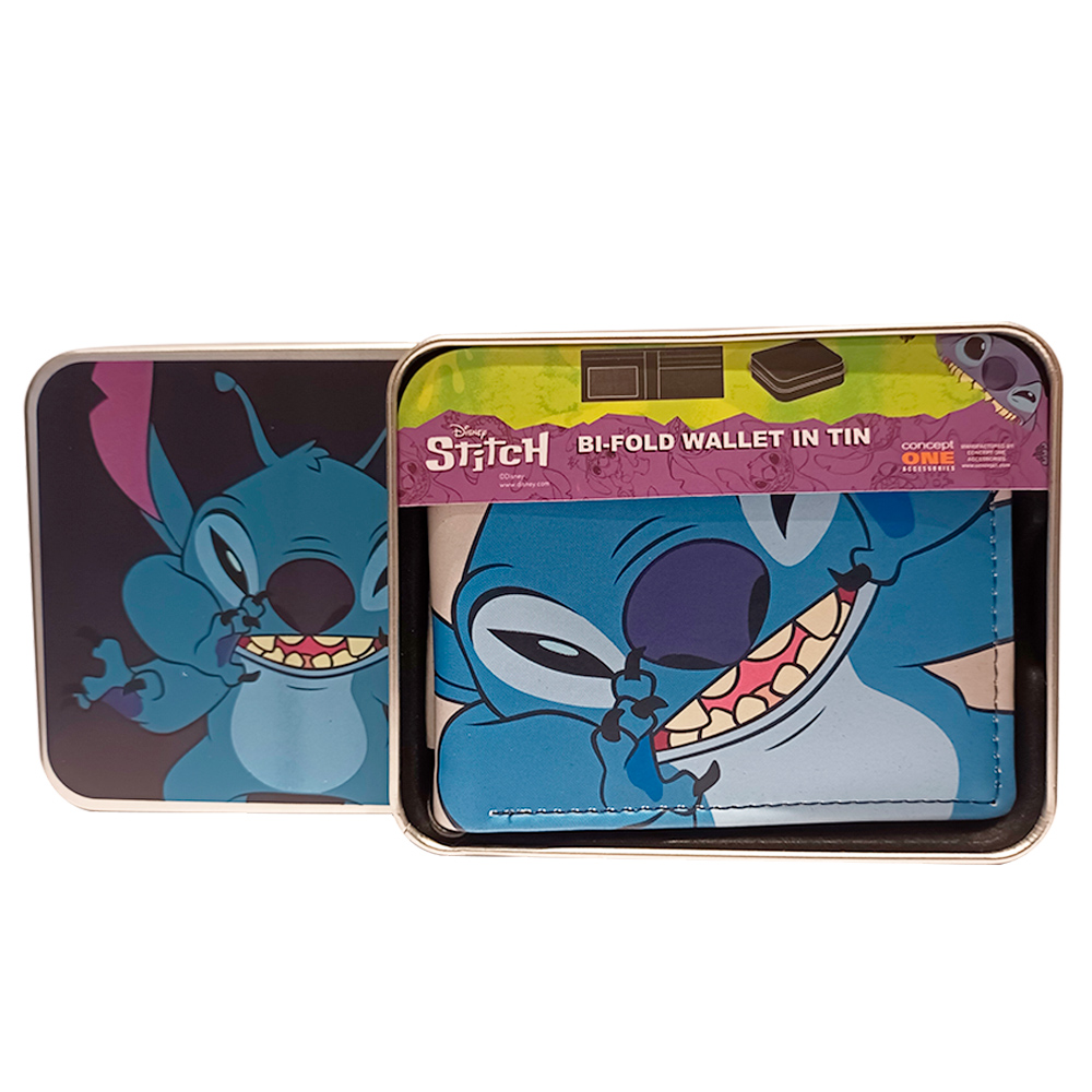 Disney - Lilo and Stitch: Stich Bi-Fold Tin Wallet