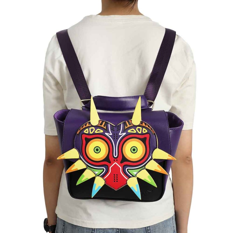 Nintendo - The Legend of Zelda Majora's Mask Convertible Mini Backpack